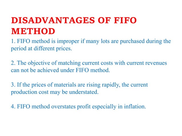 First in First out method (FIFO) | PPTX | Stocks and Bonds | Personal ...