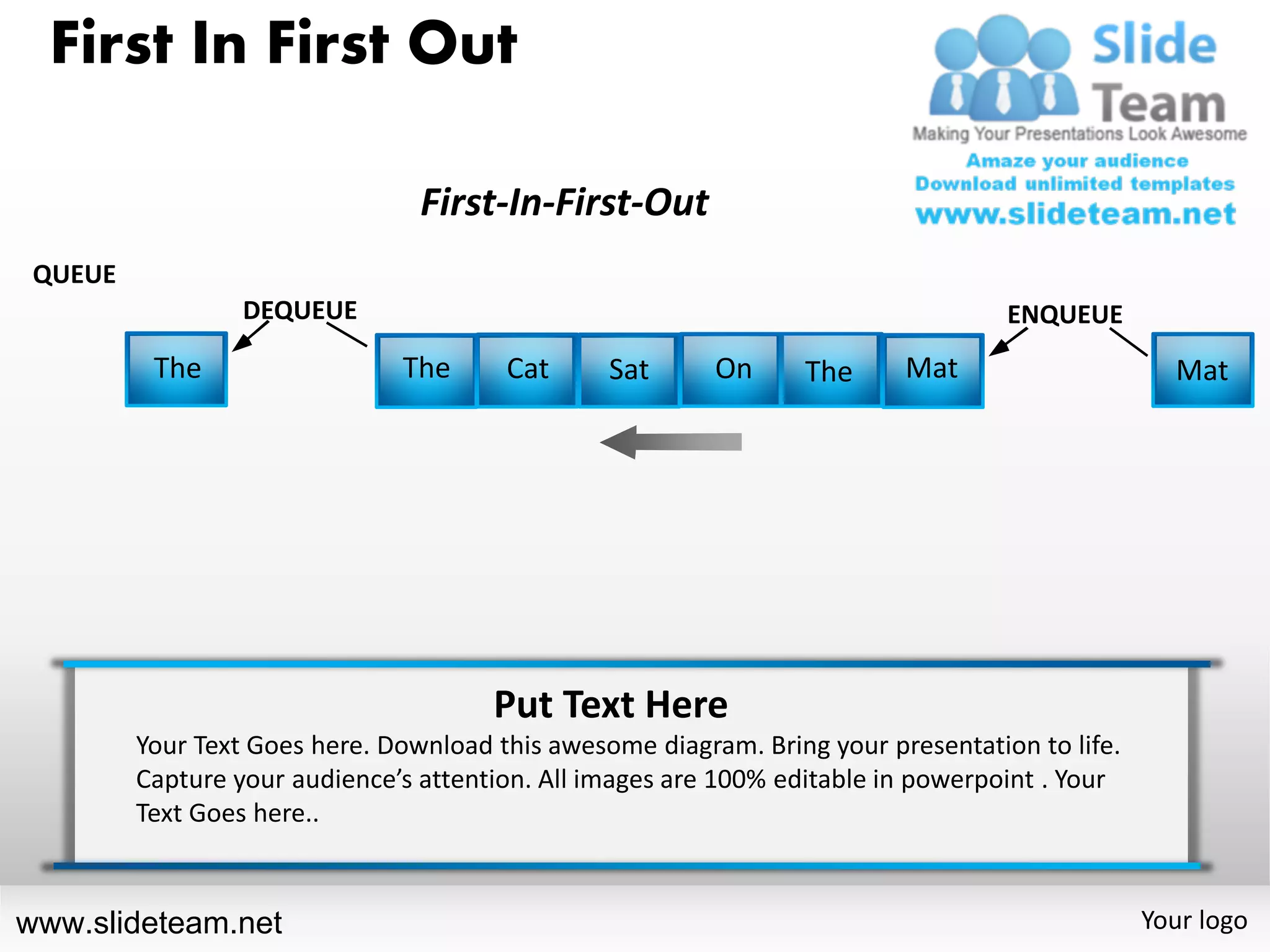 Fifo first in first out powerpoint presentation templates. | PDF