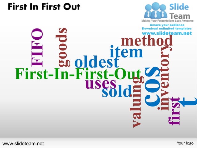 Fifo first in first out powerpoint presentation templates. | PDF ...