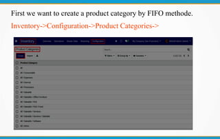 FIFO Inventory Valuation in Odoo 13 | PPT