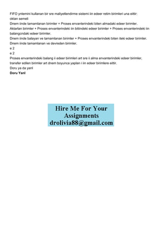 FIFO yntemini kullanan bir sre maliyetlendirme sistemi i.pdf