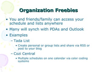 Fifteen Freebies in 50 Minutes | PPT