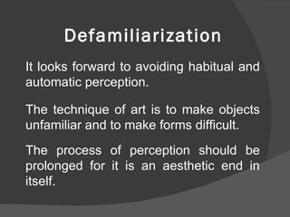 Fifteen years of russian formalism | PPT