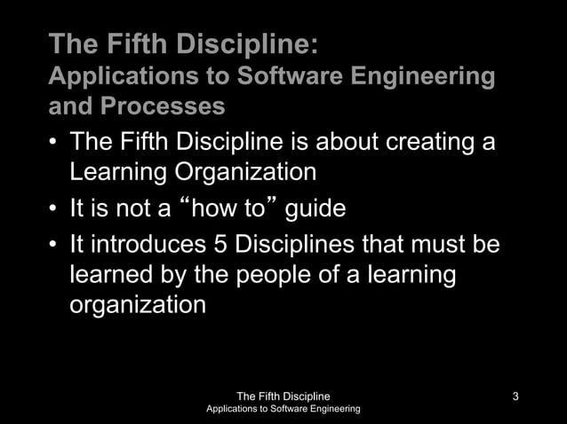 Fifth discipline presentation (1) | PPT