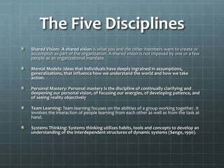 Fifth discipline project | PPT