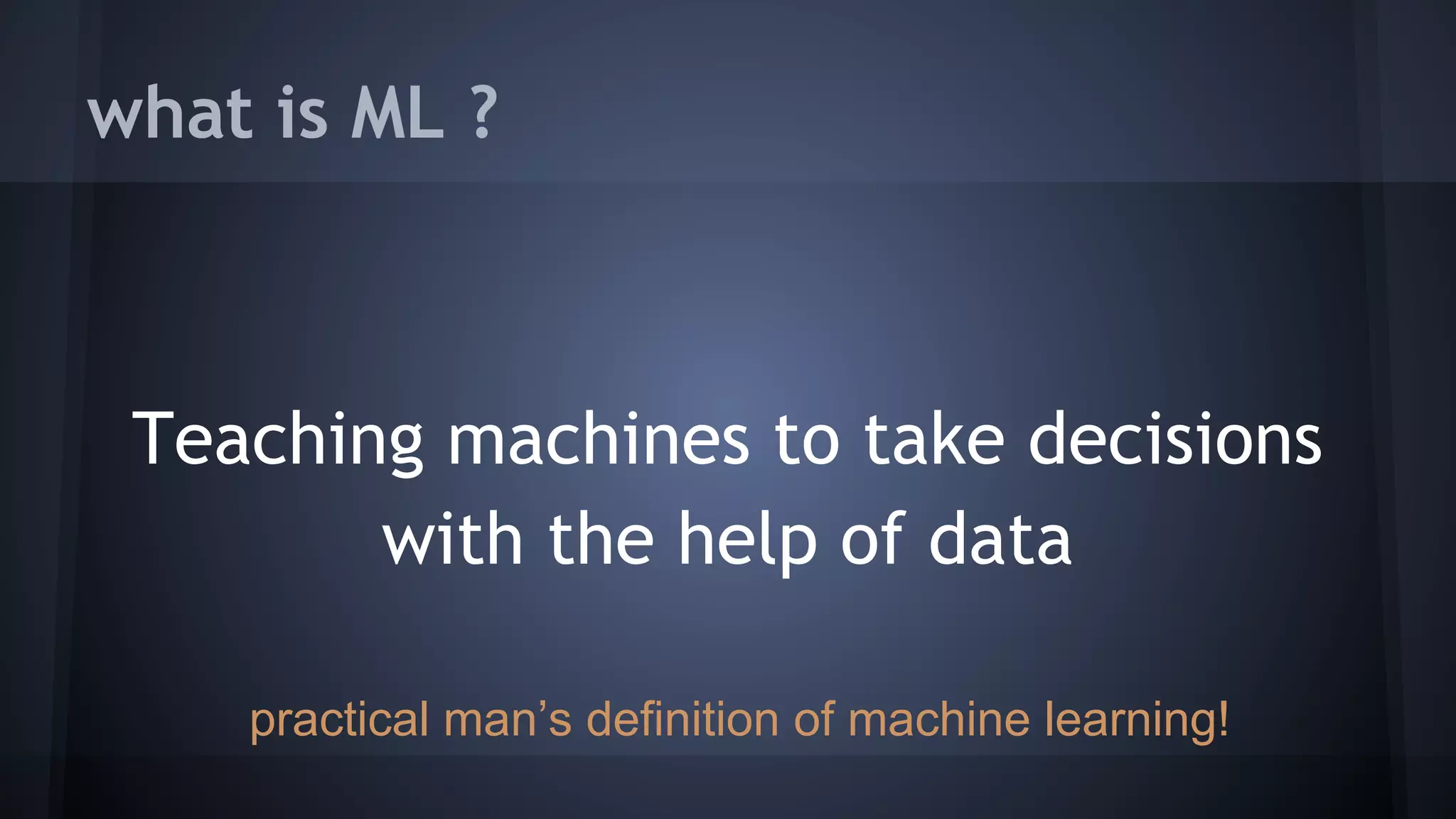 Workshop on Machine Learning | PDF