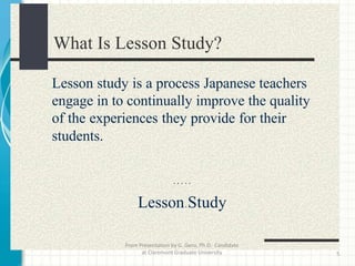 Fifth Grade Lesson Study Cycle Report | PPT