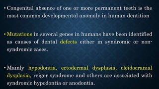 epithelial mesenchymal interaction in odontogenesis | PPTX