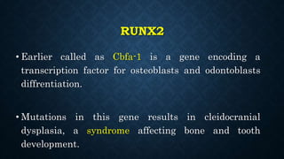 epithelial mesenchymal interaction in odontogenesis | PPTX
