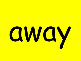 Fifth six weeks sight words | PPT