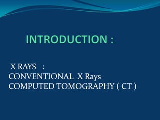 Radiology 5th year, all lectures/introduction (Dr. Abeer) | PPTX