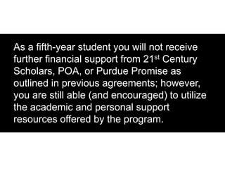 Fifth year support statement | PPT