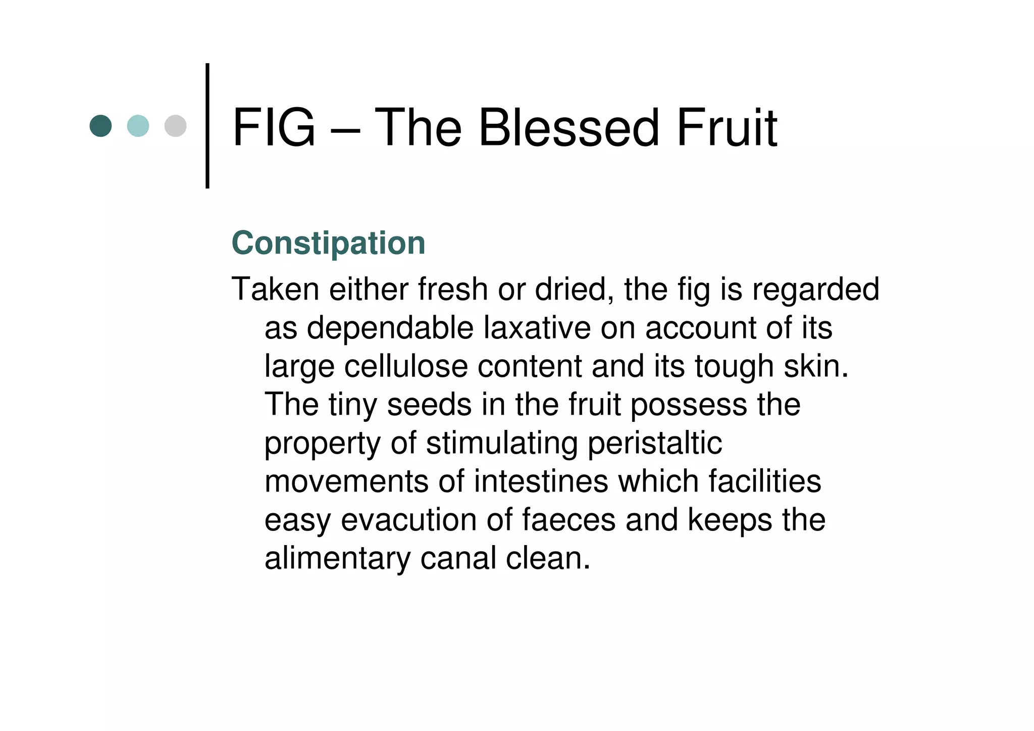 Fig - The Blessed Fruit | PDF