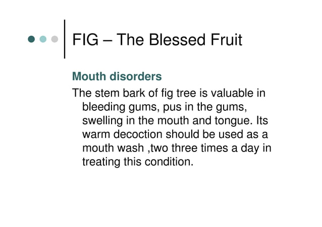 Fig - The Blessed Fruit | PPT