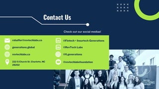 Fintech + Insurtech Generations Sponsorship Deck | PPT