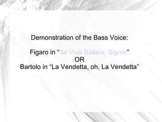 Figaro presentation final2 | PPT | Classical Music | Music