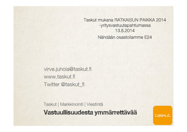 Monikanavainen viestintä erottumisen keinona: Virve Juhola, Green Building Council Finland ...