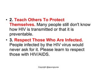 Fight against AIDS | PPT