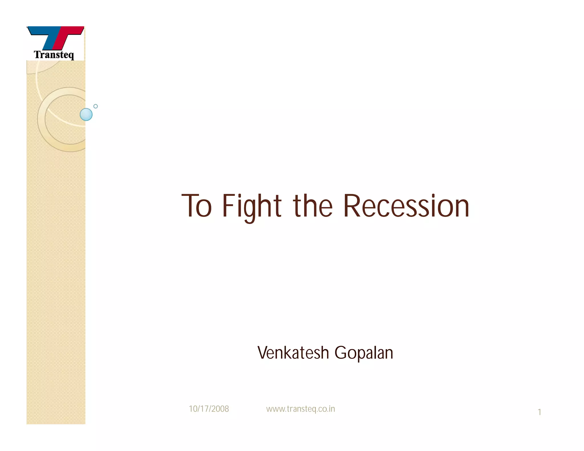 Fight The Recession | PDF