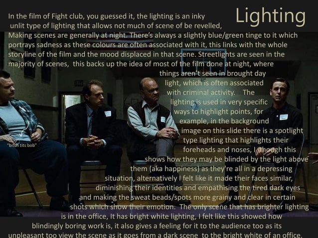 Fight club Analysis | PPT