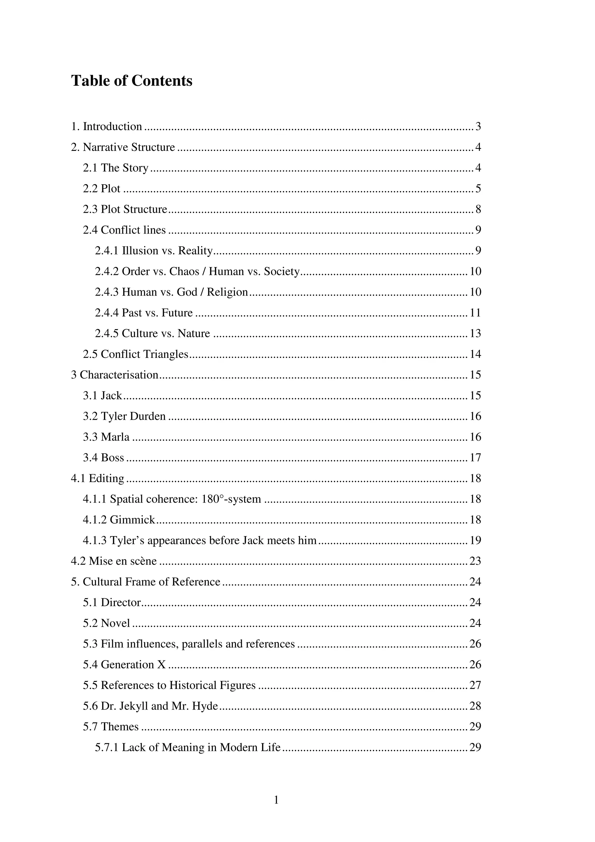 Fight club film analysis1 | PDF