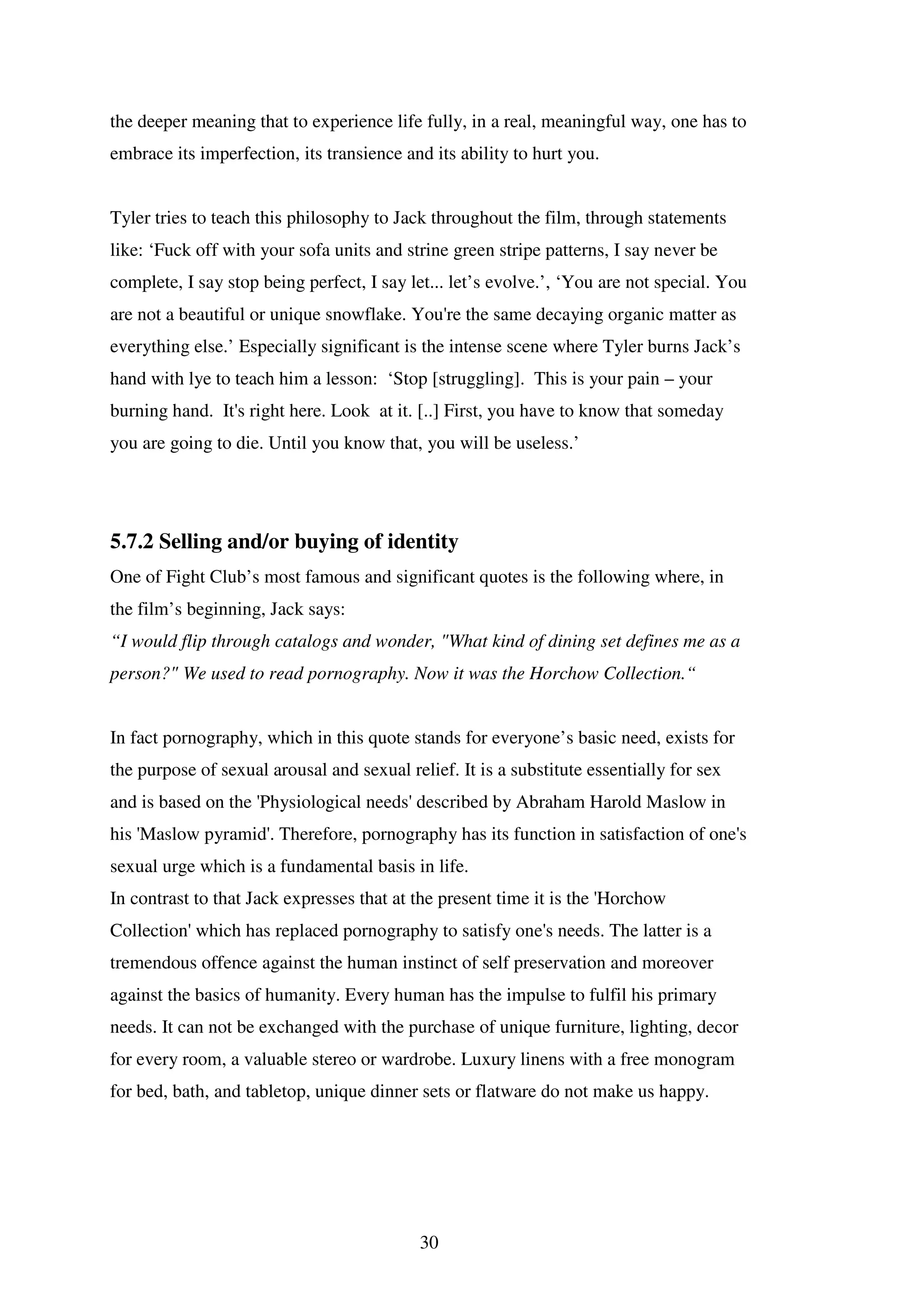 Fight club film analysis1 | PDF