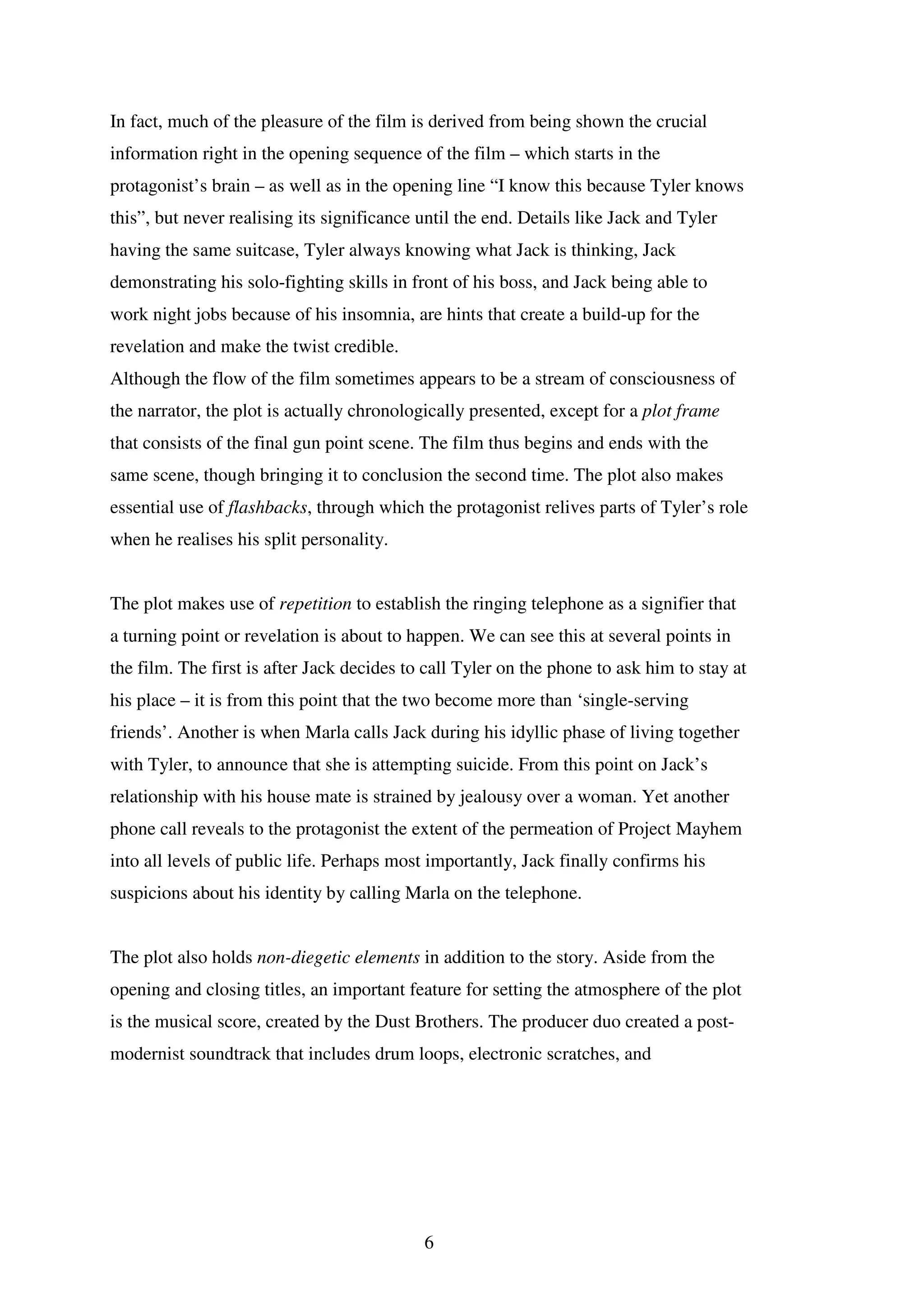 Fight club film analysis1 | PDF