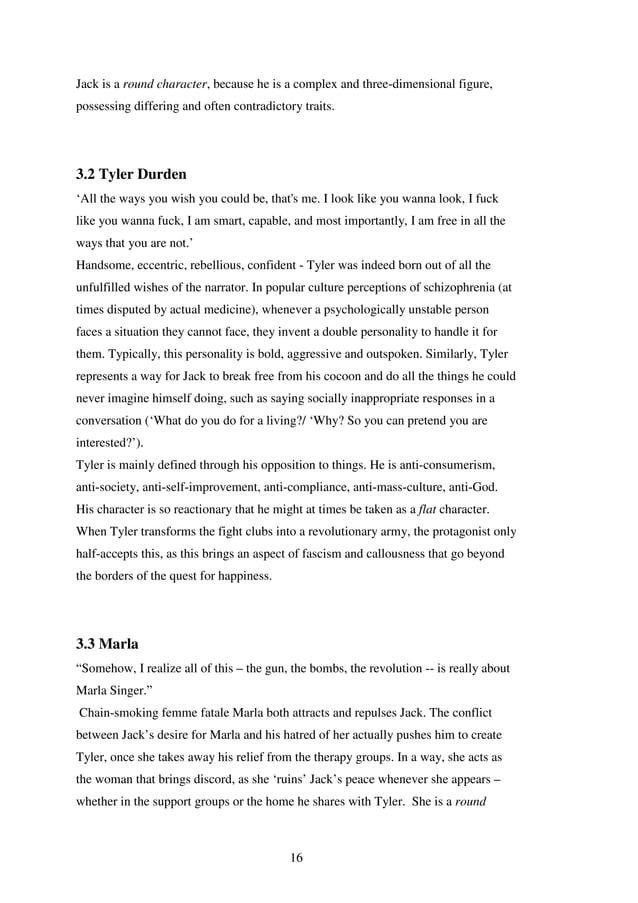 Fight club film analysis1 | PDF