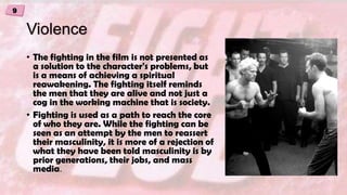 Fight Club- Key Themes | PPTX