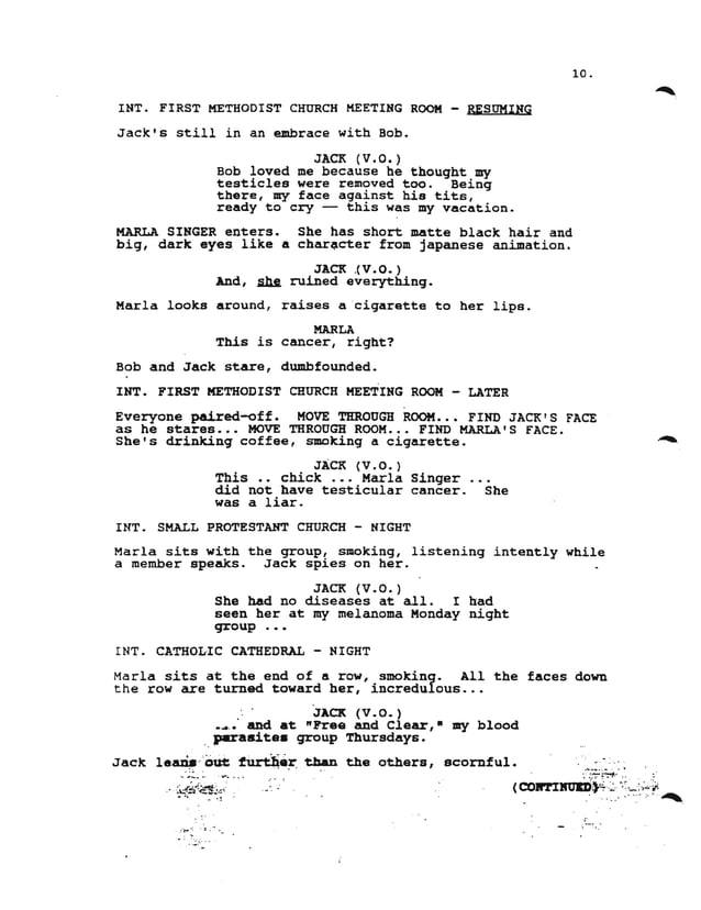 Fightclub script | PDF
