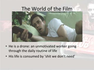 Fight Club - Political Reading | PPT