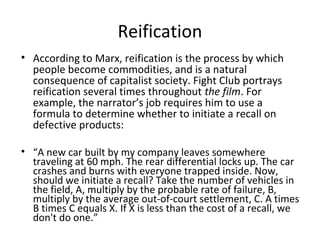 Fight Club and Marxism | PPT