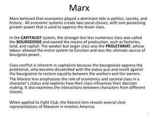 Fight Club and Marxism | PPT