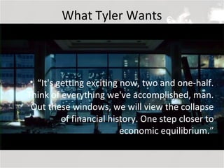 Fight Club Marxism (political critical approach) | PPT