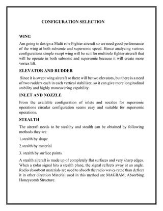 Fighter jet design and performance calculations by using the case ...