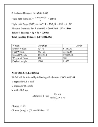 Fighter jet design and performance calculations by using the case ...