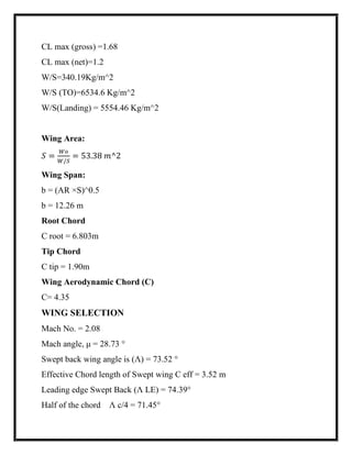 Fighter jet design and performance calculations by using the case ...