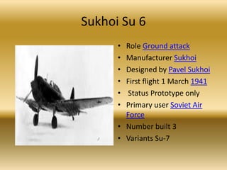 sukhoi fighter plane | PPTX