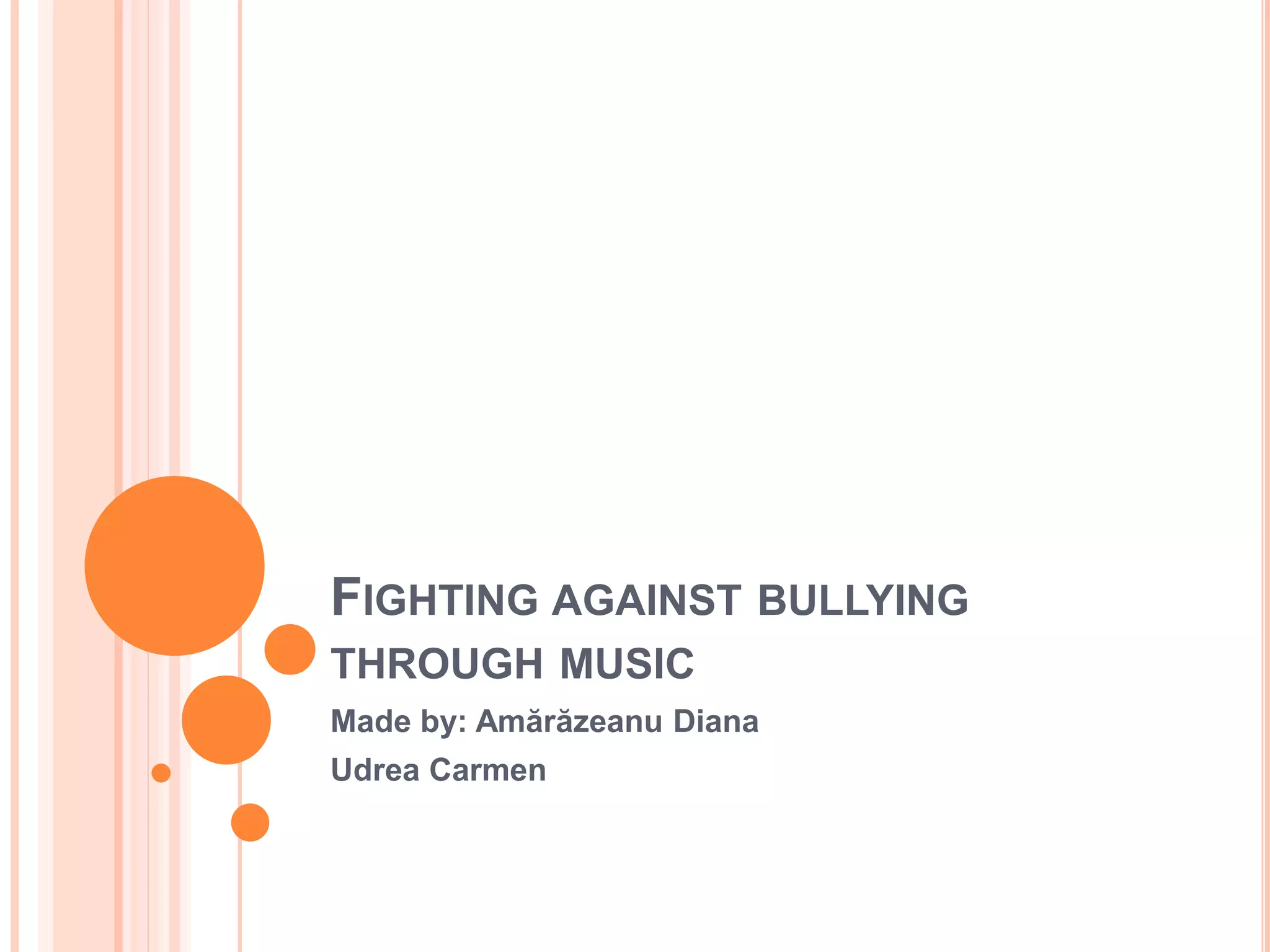 Fighting against-bullying-through-music- Romania Team | PPTX ...