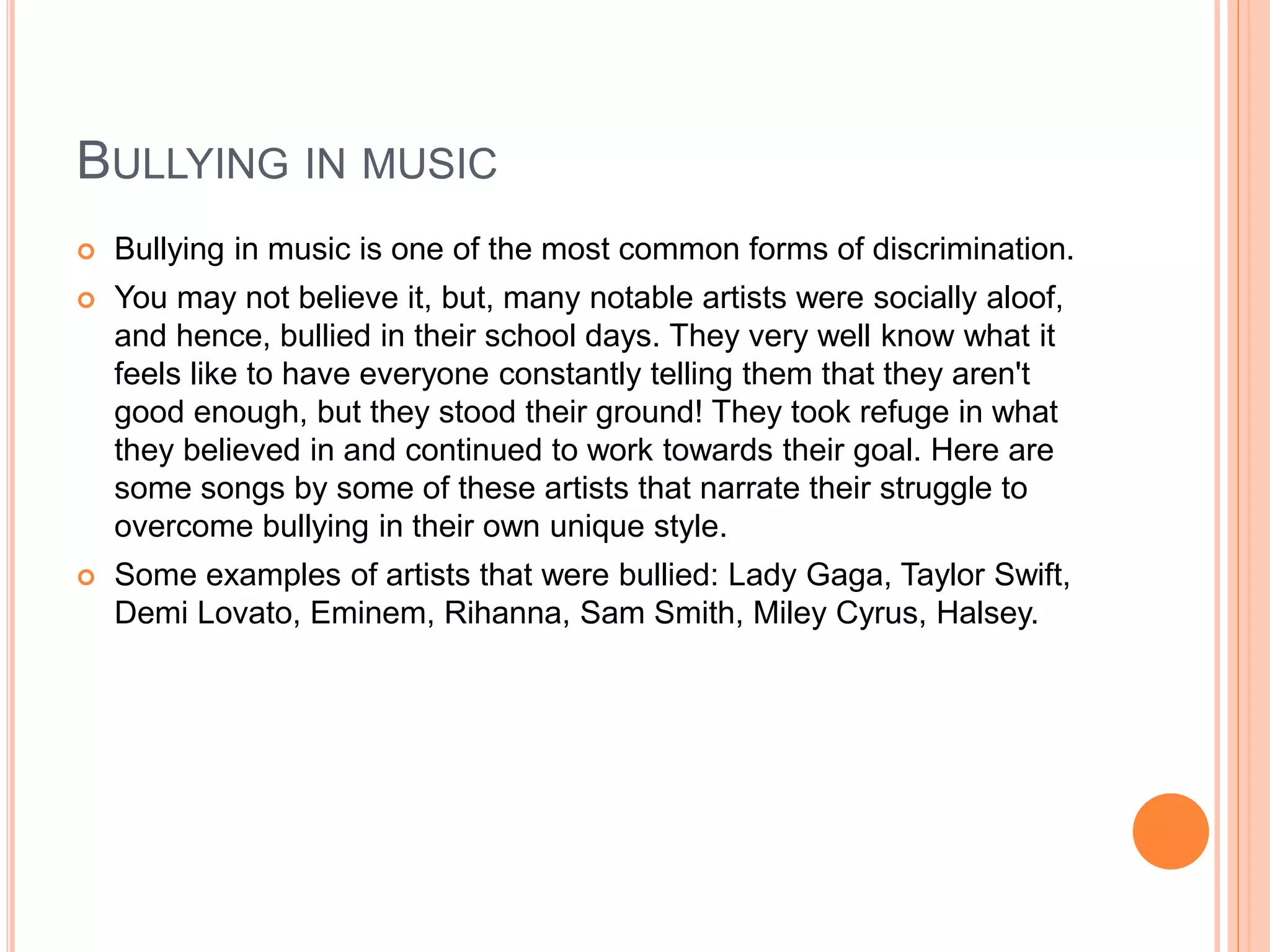 Fighting against-bullying-through-music- Romania Team | PPTX ...