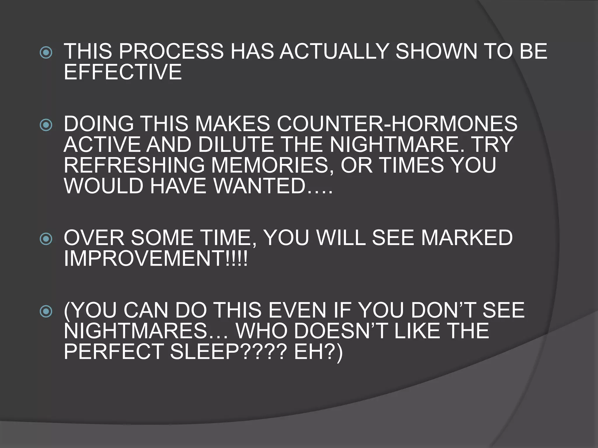 Fighting a nightmare | PPT