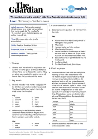 Fighting Climate Change - Elementary News Article .pdf