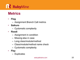 Fighting Ruby code smell | PPT