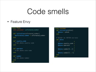 Fighting code smells | PDF