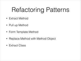 Fighting code smells | PDF