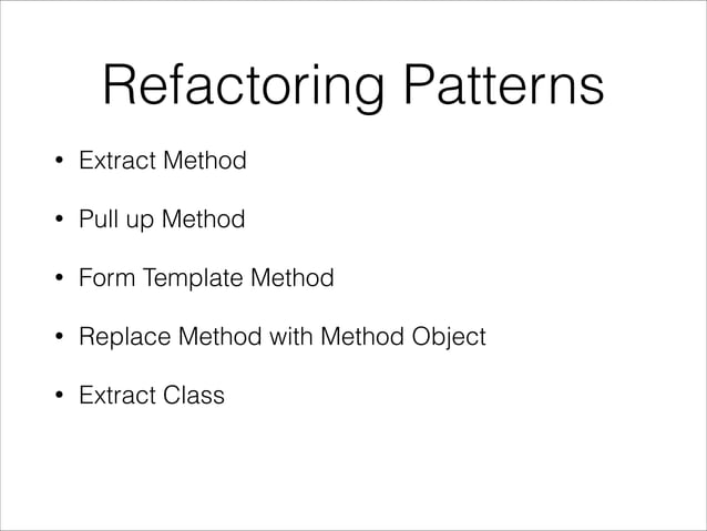 Fighting code smells | PDF