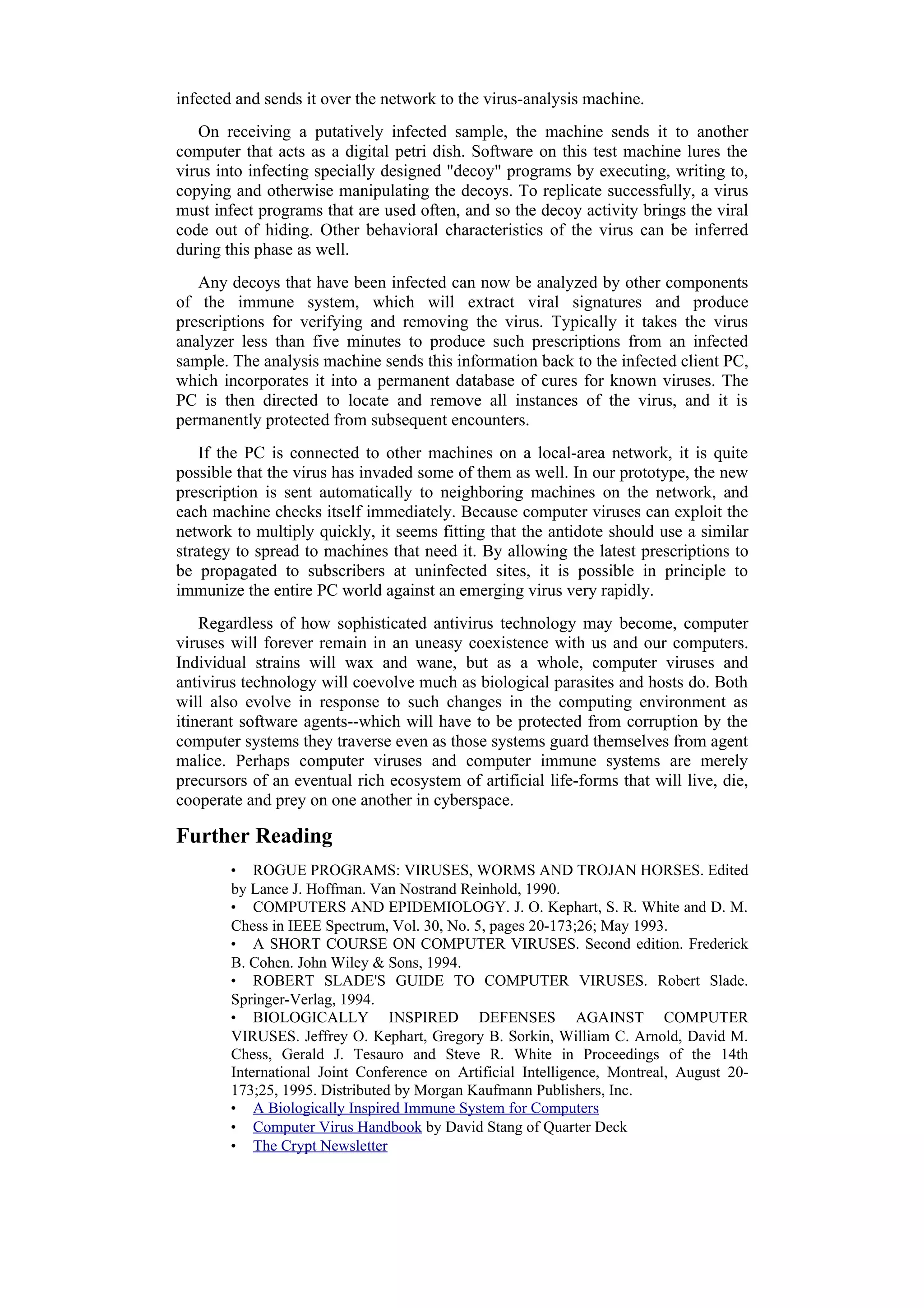 Fighting computer viruses | PDF