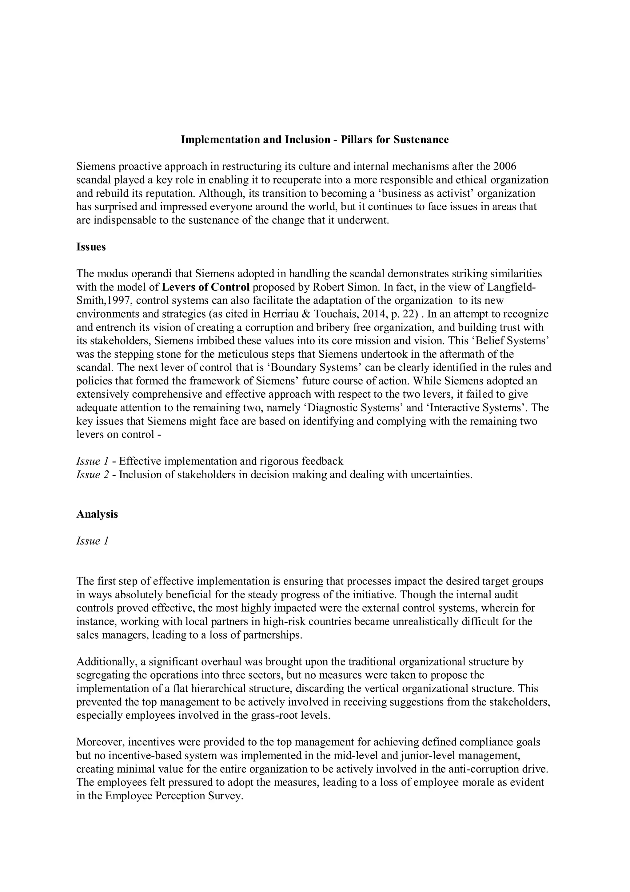 Fighting corruption at Siemens | PDF | Financial Regulation | Economy