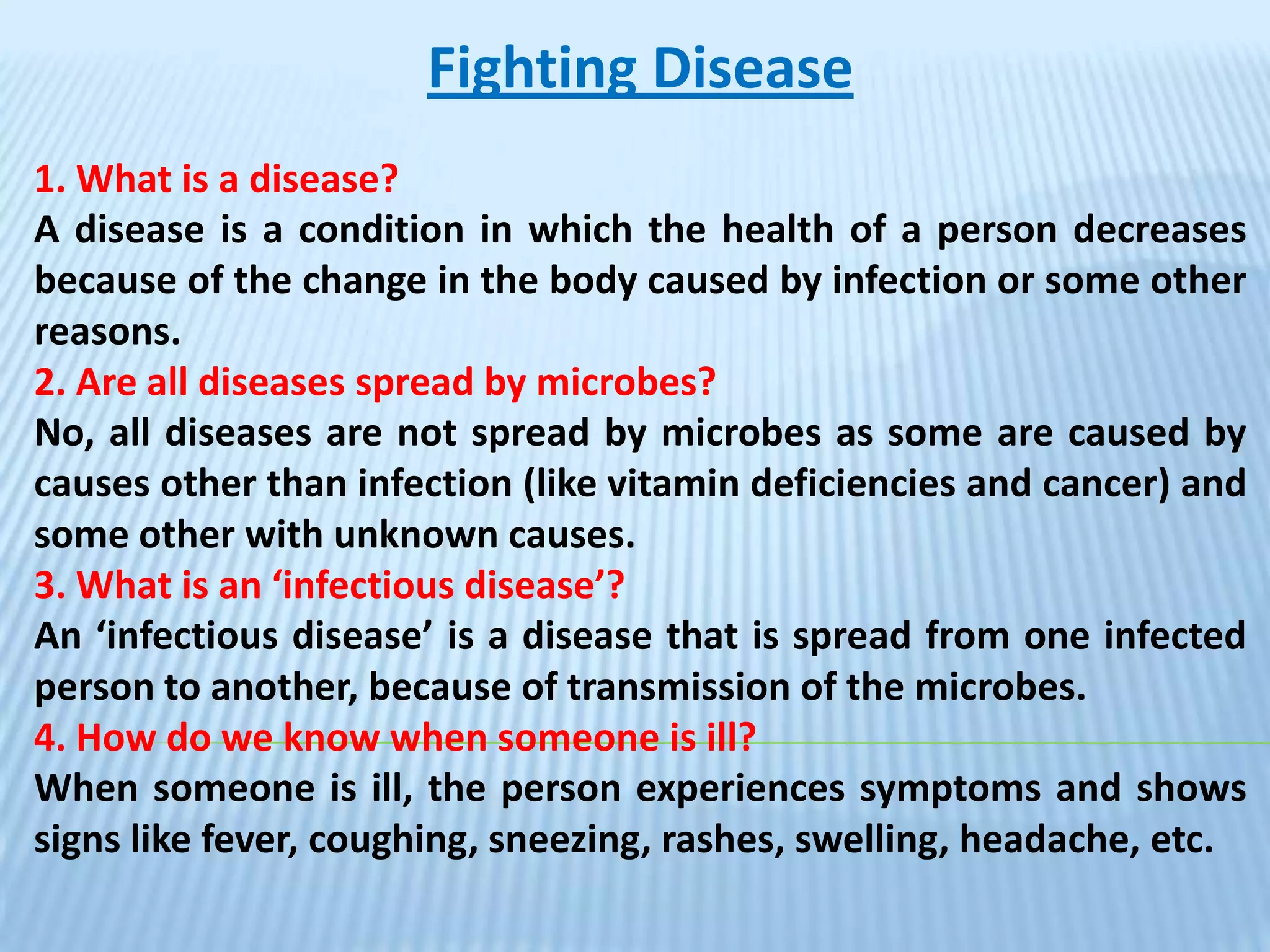 Fighting Disease Final | PPTX | Infectious Diseases | Diseases and ...