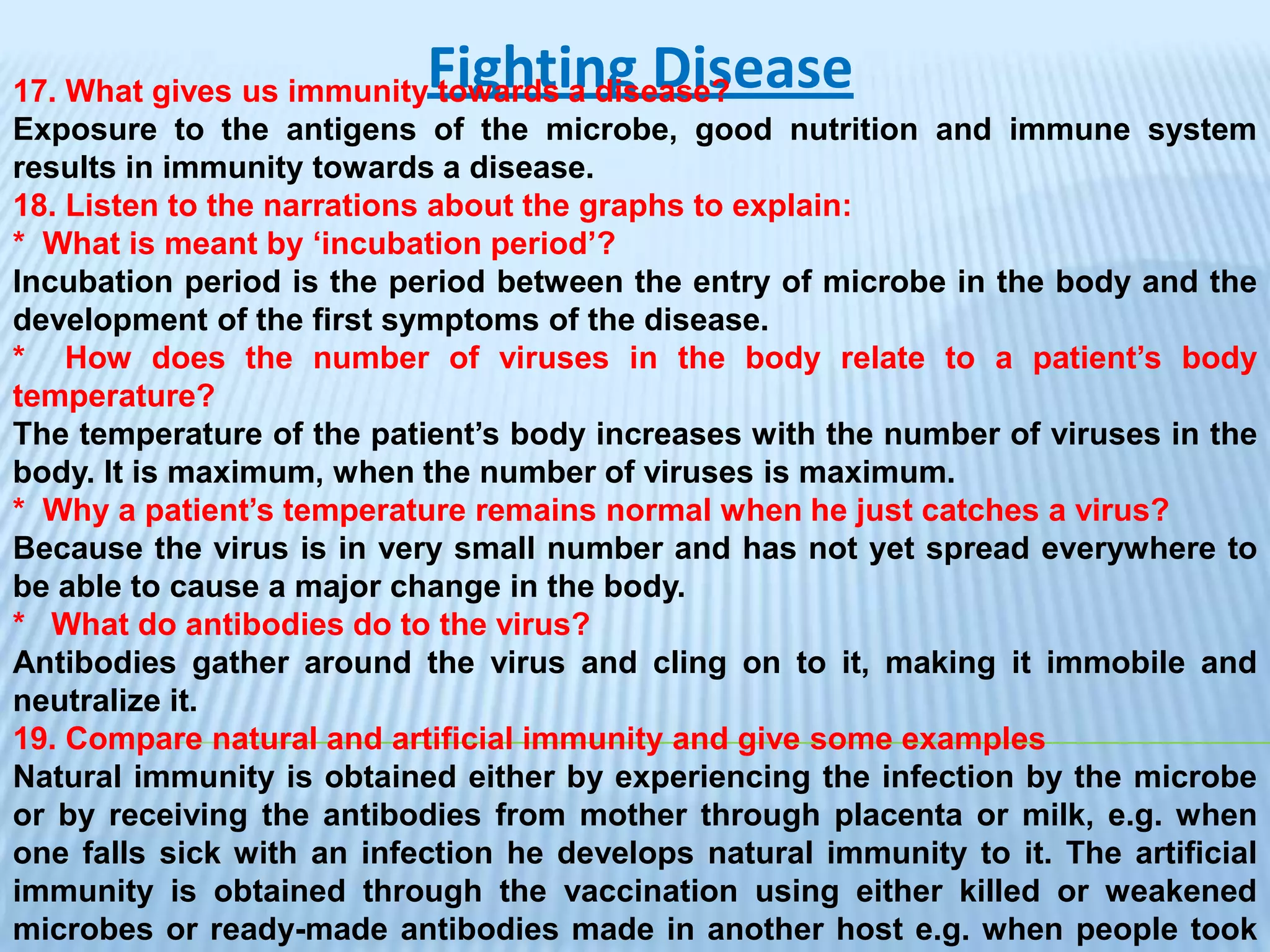 Fighting Disease Final | PPTX | Infectious Diseases | Diseases and Conditions